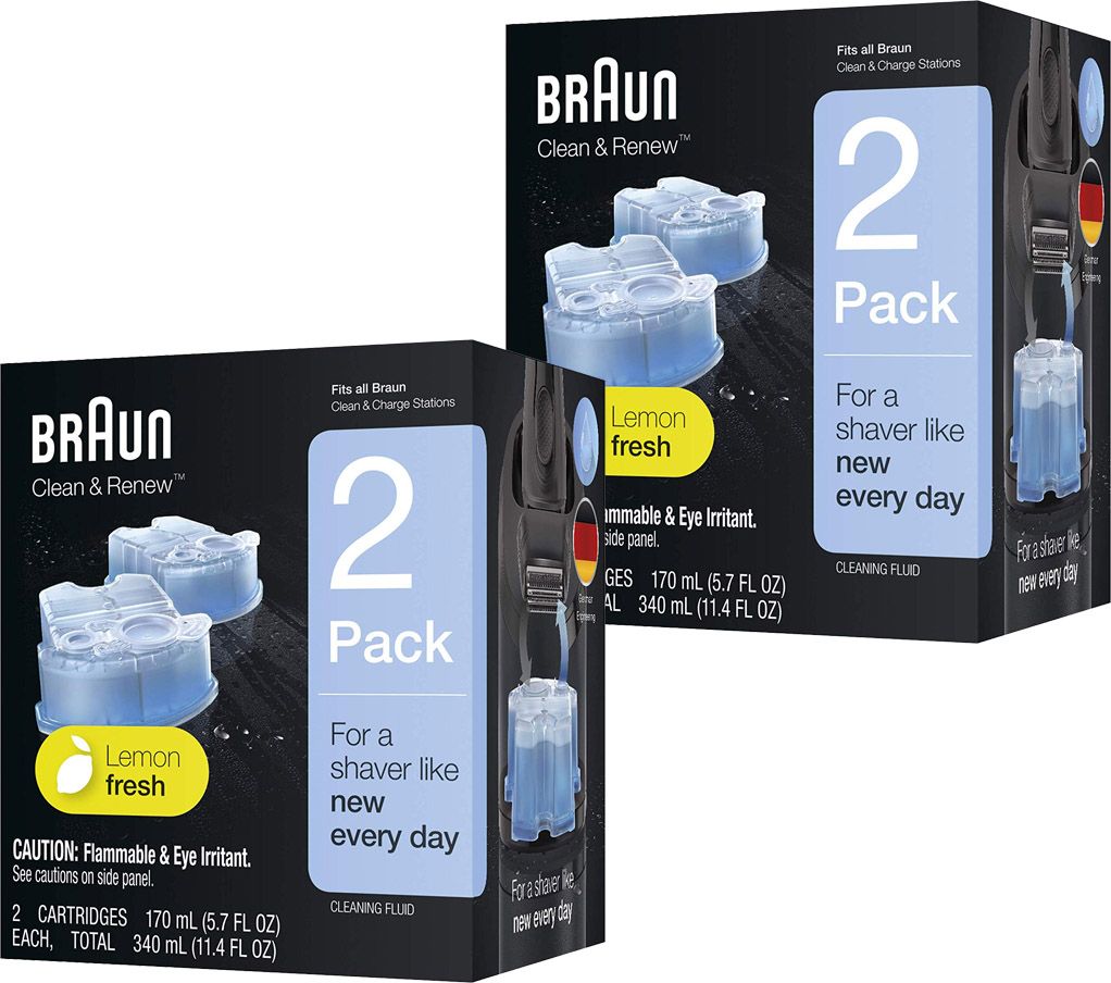 Braun Clean & Renew Refill Cartridge - CCR2 (4x Refill Units) - Free ...